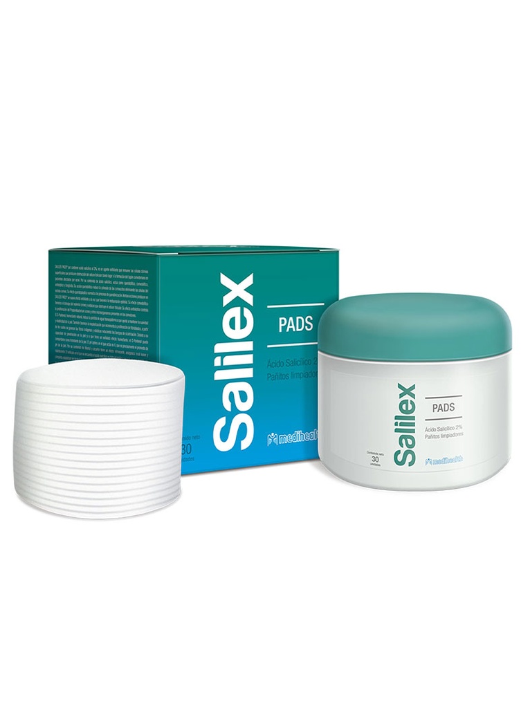 Salilex Pads Limpiador con Acción Exfoliante 30 und | Dermashop